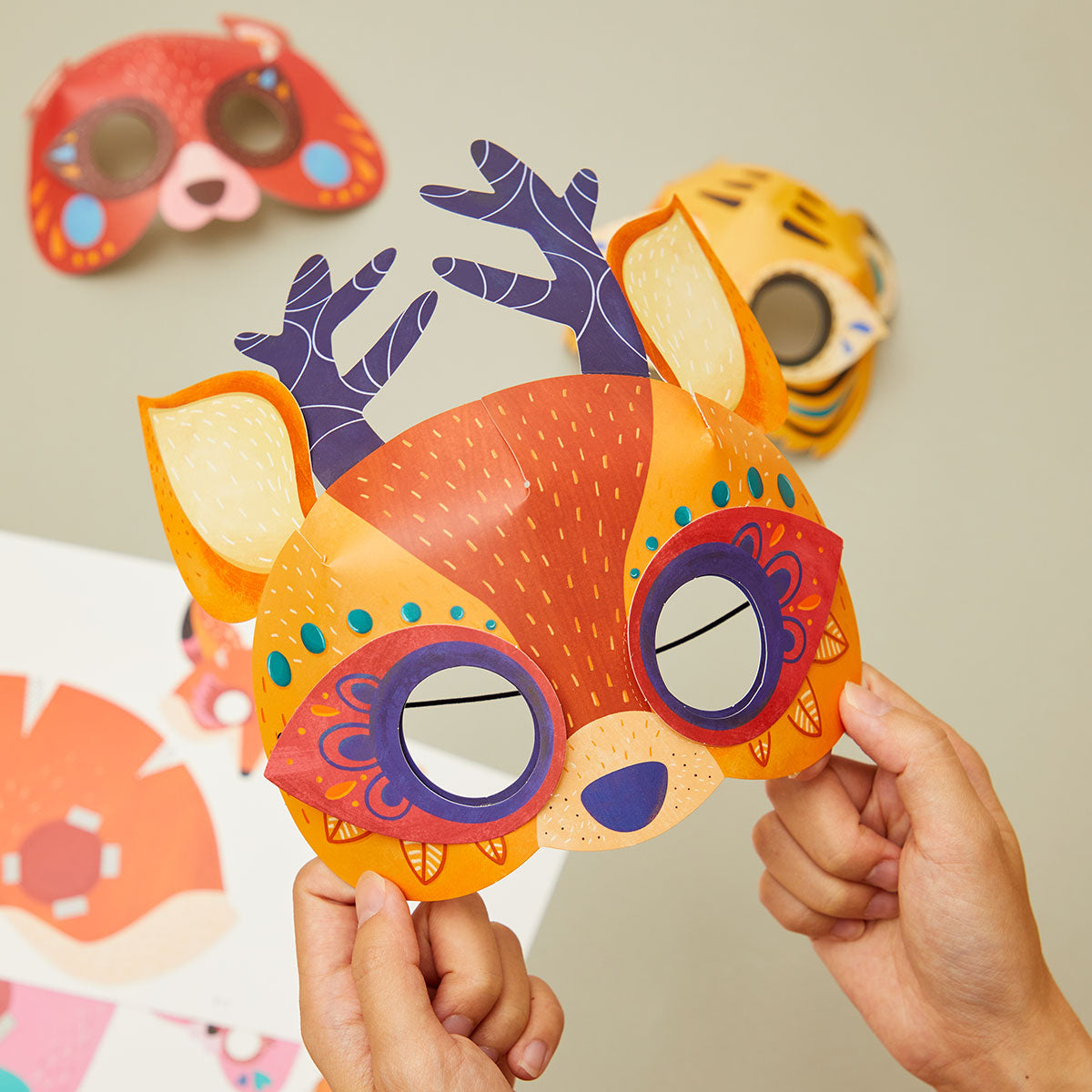 Animal Masks for Kids | DIY Party Fun – mideerart