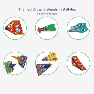 Origami Paper Planes 36P | Kids' Creative Craft – mideerart