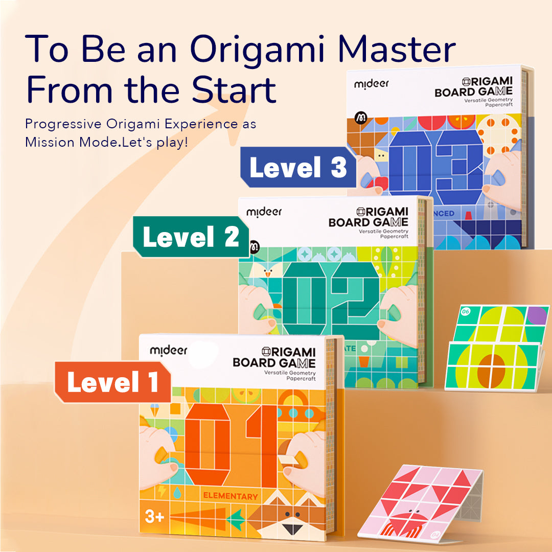 Origami Game | Advanced Geometry Challenge | Kids 3+ – mideerart