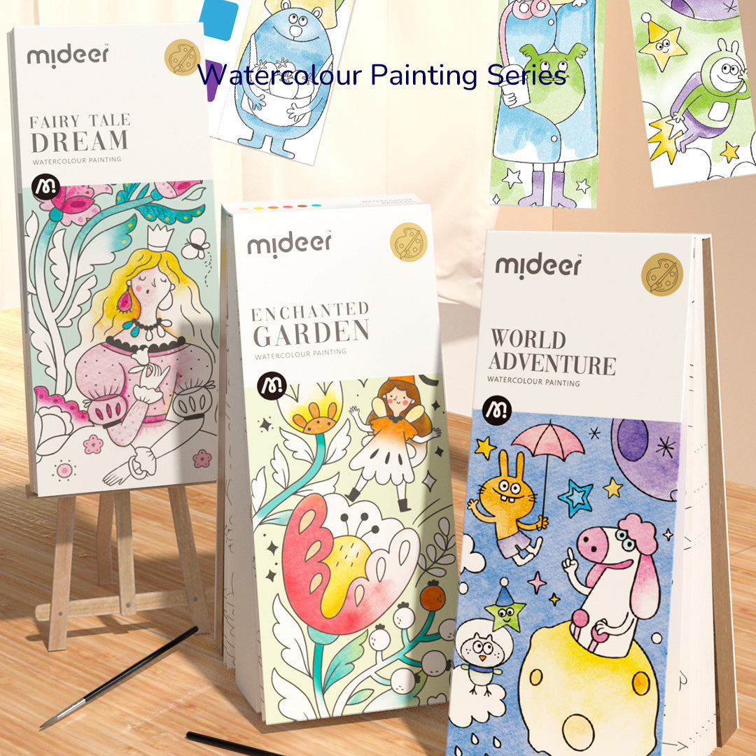 Watercolour Painting Set: Enchanted Garden Theme - Inspire Creativity ...