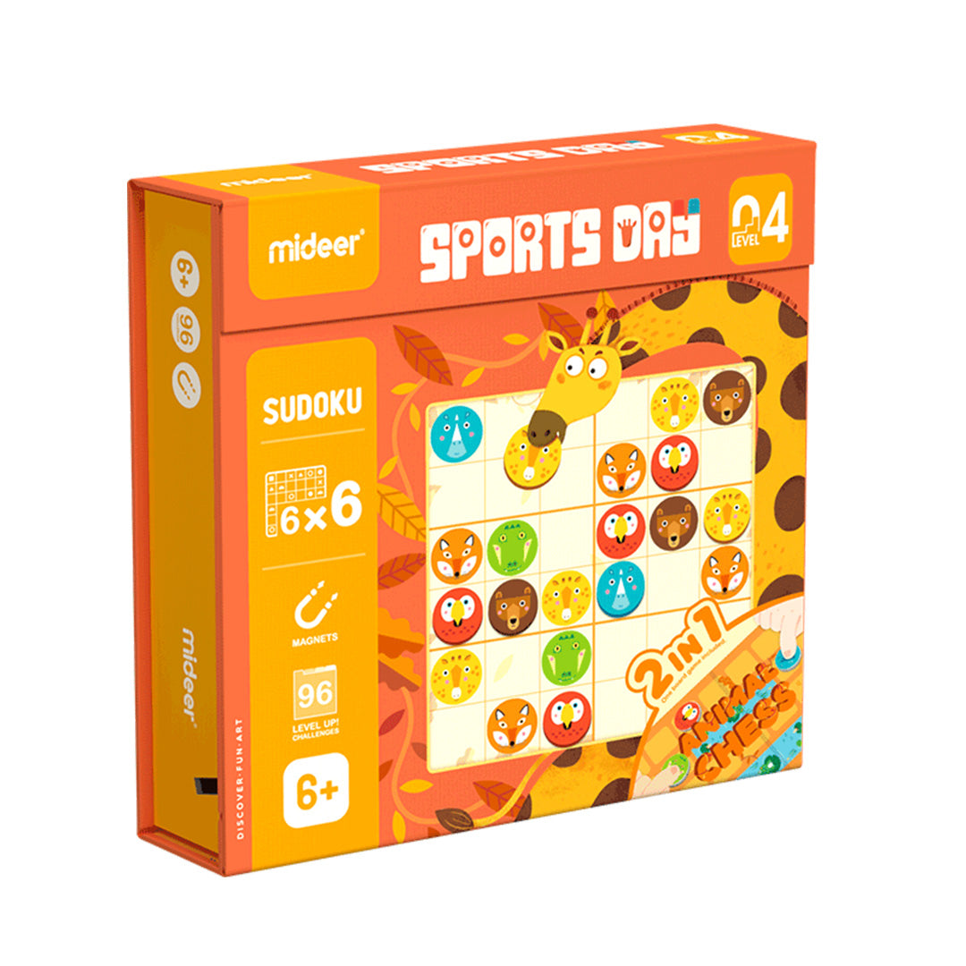 Sudoku Sports Day | Engaging 6x6 Puzzle Game for Kids – mideerart