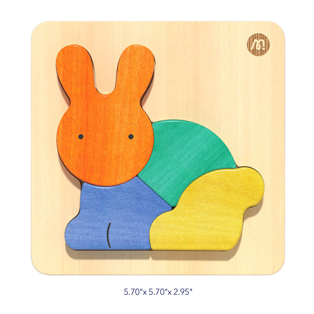 Wooden Rabbit Puzzle